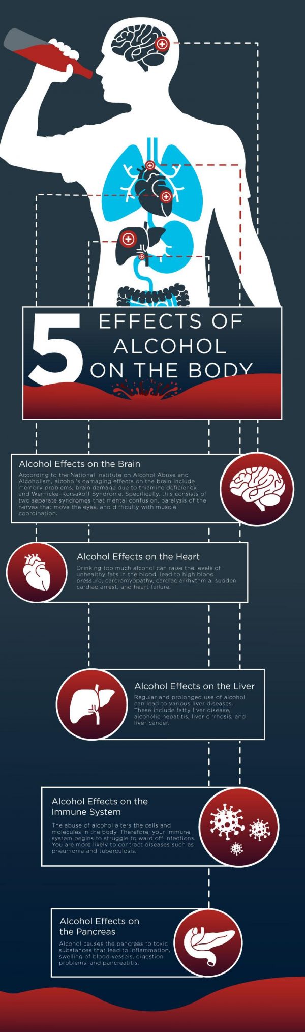5 effects of alcohol on the body - Quest News Group